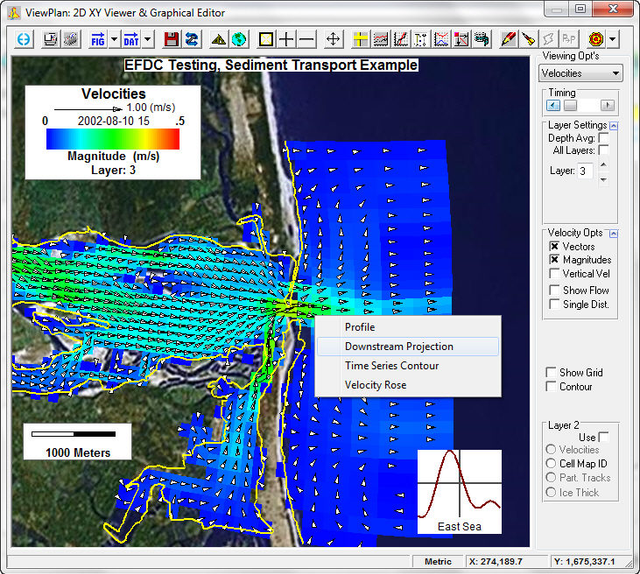 Efdc Insider Blog | Velocity Post Processing Part Ii | EFDC+ Explorer Modeling System | EFDC+ ...